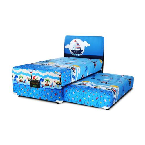 Jual Set Kasur Springbed Spring Bed Anak Sorong Dorong Tingkat Kartun ...