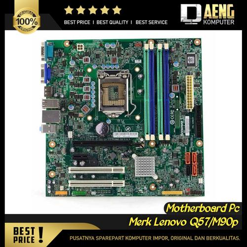 Jual Motherboard Mainboard Mobo PC Merk Lenovo Q57 Socket 1156 4 Slot ...