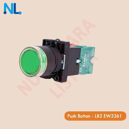 Jual Larkin Push Button LED Illuminated Green, Red, Yellow LB2-EW - LB2 ...