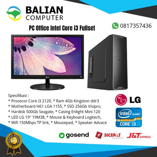 Jual Komputer Mini PC Core i3 LED LG 19" fullset siap pakai garansi ...
