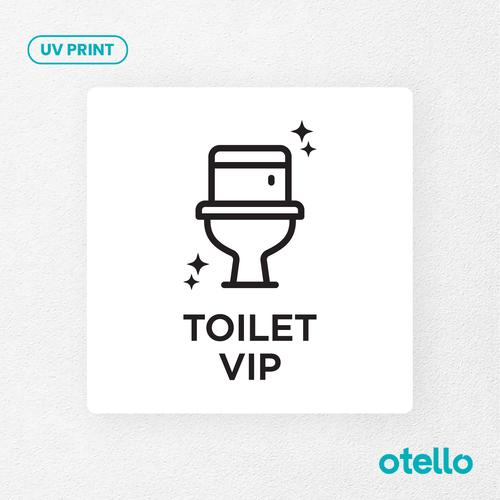 Jual Toilet VIP Signage Acrylic Sign Board Akrilik Papan Label WC ...