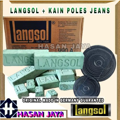 Jual langsol / batu hijau poles stainless 500gr - LANGSOL + KAIN - Kab ...