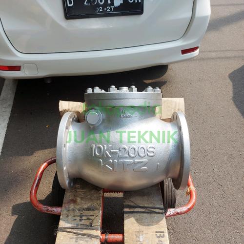 Jual check valve kitz 8" inch dn200 jis 10k sqing check valve kitz cast ...