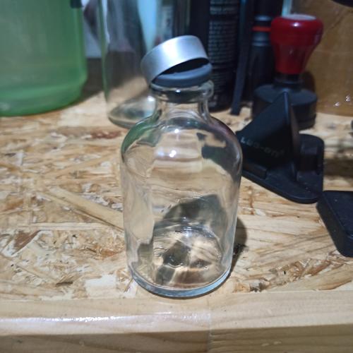 Jual botol vial 50 ml kaca clear/polos/tutup karet+aluminium - Kota ...