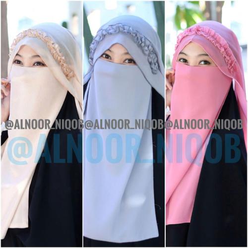 Jual NIQAB MAHERA VEIL BANDO WARNA - Hijau Botol - Kab. Magetan - Niqab ...