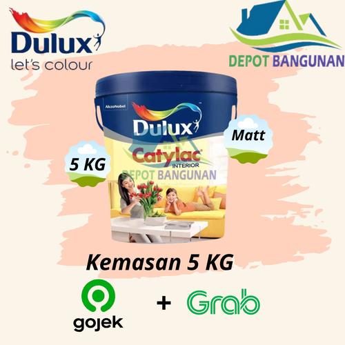 Jual CAT TEMBOK DULUX CATYLAC INTERIOR 5 KG READY MIX - Kota Bandung ...
