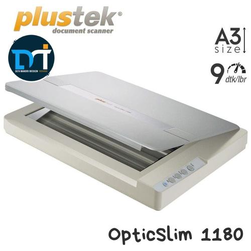 Promo Plustek OpticSlim 1180 - Flatbed Scanner Support F4 I A3 Cicil 0% ...