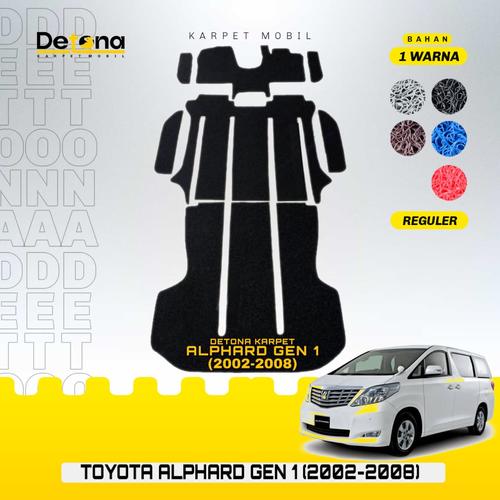 Jual KARPET MIE MOBIL TOYOTA ALPHARD GEN 1 (2002-2008) - Hitam, ALPHARD ...