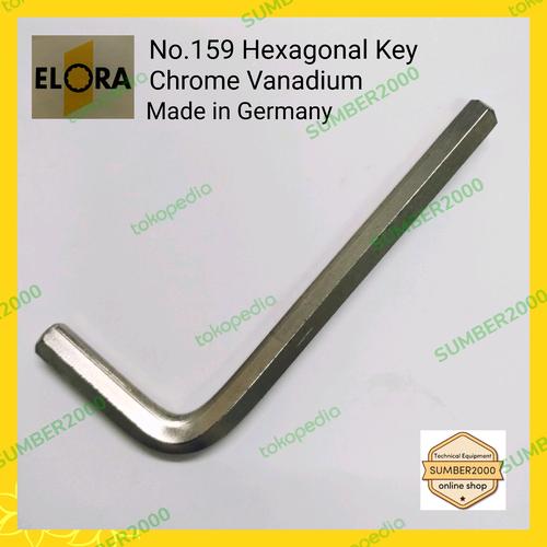 Jual KUNCI L 8MM ELORA 159M HEXAGONAL KEY CHROME VANADIUM MADE IN ...