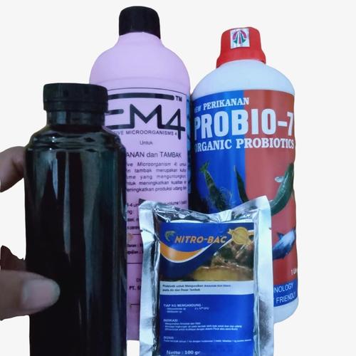Promo Nitrobac Probio-7 EM4 PROBIOTIK KOLAM KOI Bakteri Starter - 250 ...