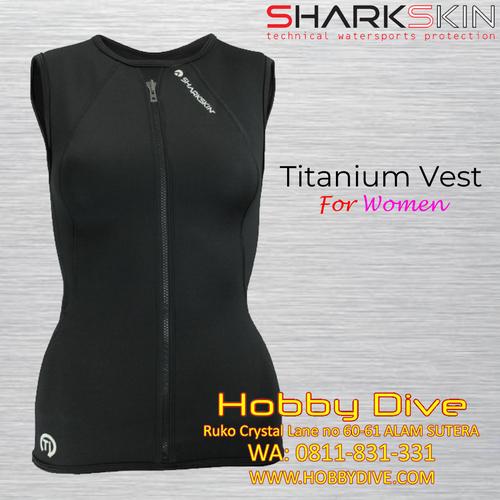 Jual Sharkskin Titanium Chillproof Vest Full Zipper Women - Scuba ...