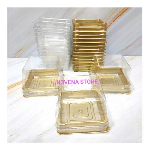 Jual MOONCAKE CASE PERSEGI-TRAY KUE BULAN-MOONCAKE CASE GOLD TARO 9CM ...