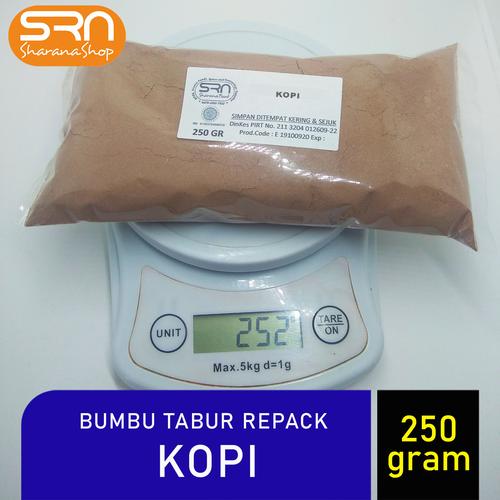 Jual Bumbu Tabur Rasa Kopi 250 Gr - Repack dari Kemasan 1 Kg GAFI ...