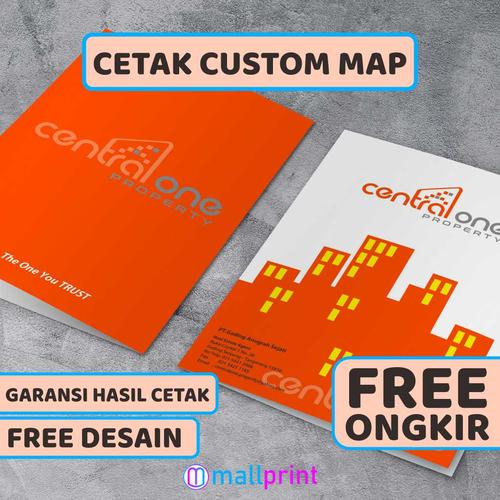 Jual Cetak Map Surat Bahan Art Carton 260 gsm - 300 PCS - Kota ...