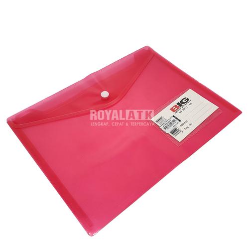 Jual Map A5 / map kancing A5 / map plastik kecil merk BIG + Name Tag ...