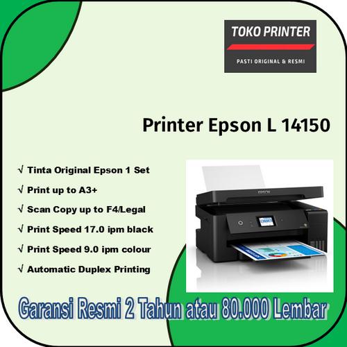 Jual Printer Epson EcoTank L14150 L 14150 A3+ Wi-Fi Duplex Print Scan ...