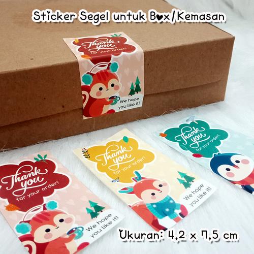 Jual Sticker Segel Box / Sticker Segel Kotak Kemasan / Sticker Label ...