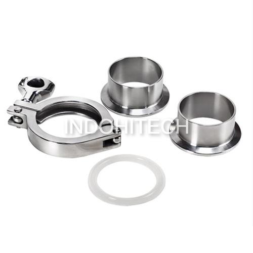 Jual Tri Clamp Ferrule Sanitary Complete 2 inch SS316 Ferrule 1 set uk ...