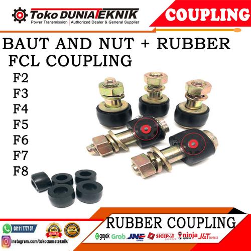Jual FCL F2 COUPLING BAUT + NUT + RUBBER COMPLETE SET - Jakarta Barat ...