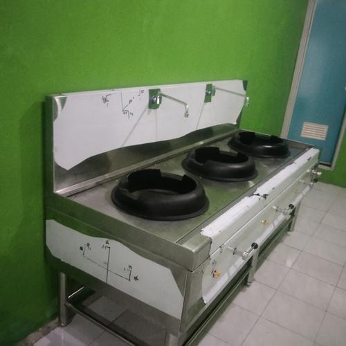 Jual kompor gas kwali range kitchen stainless 3 barner - Kab. Tangerang ...