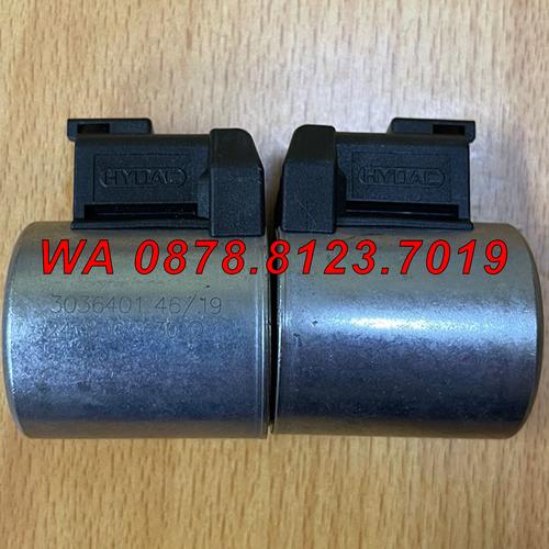 Jual 3036401 46/19 24 VDC Coil Hidrolik Solenoid Valve Hydac Hydraulic ...