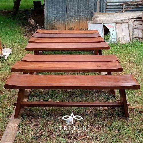 Jual Bangku Bench Panjang Trembesi Solid Tanpa Sambungan Termurah ...