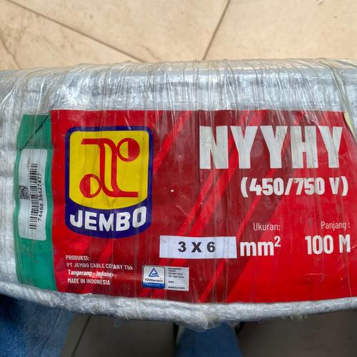 Jual Kabel NYYHY 3x6mm merk JEMBO (100mtr/roll) - Jakarta Pusat - Tebs ...