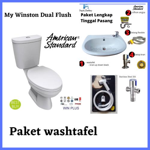 Jual Closet duduk American standard My wingston dual flush/ closet ...