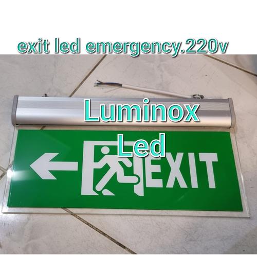 Jual exit orang lari emergency led / exit led darurat light 220volt ... Jual exit orang lari emergency led / exit led darurat light 220volt ...