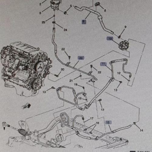 Jual Selang Power Steering High Pressure Aveo Sonic ori GM 94544584 ...