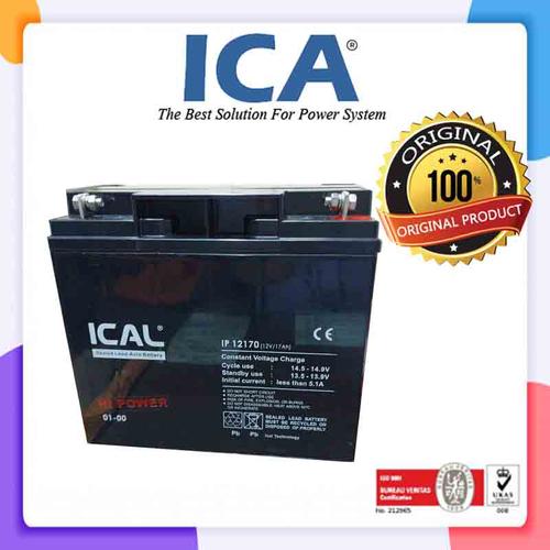 Jual Battery ICAL 12V17Ah / 12V 17AH / 12 V 17 AH / 1217 IP 12170 ...