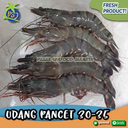 Jual Udang Pancet Segar 1kg 30-35 Ekor/Udang Windu/Udang Tiger Fresh ...