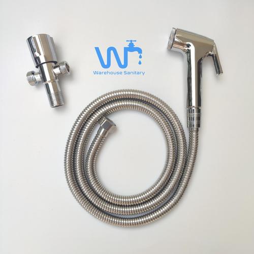 Jual Paket Jet Shower + Stop Kran Cabang T Double / Jet Washer Kloset ...