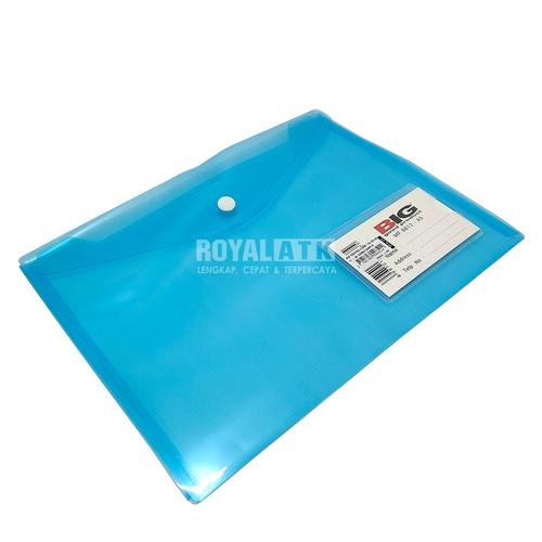 Jual Map A5 / map kancing A5 / map plastik kecil merk BIG + Name Tag ...