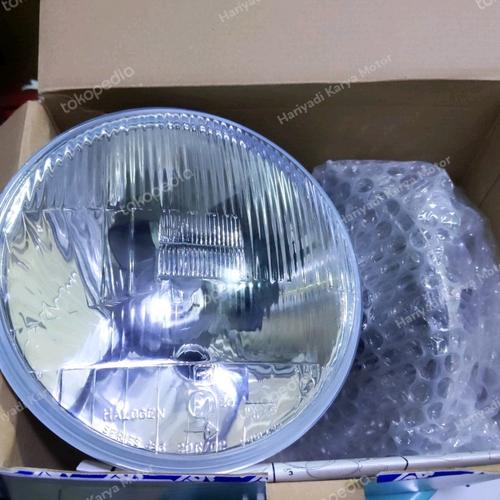 Jual lampu depan set Wipac 7" Morris mini cooper klasik bulat h4 ...