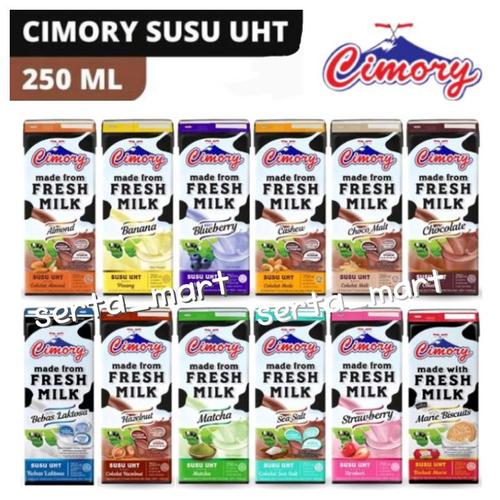 Jual Cimory Fresh Milk 250ml - Susu UHT Strawberry / Chocolate ...