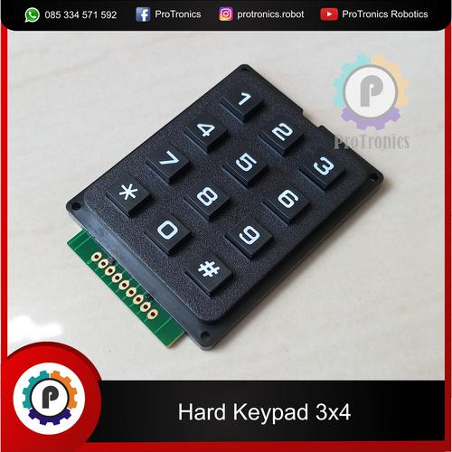 Jual Hard Keypad Matriks 4x3 / 3x4 Karet Timbul - Kota Surabaya ...
