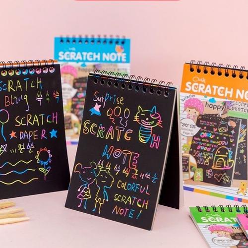 Jual MAGIC COLORFUL SCRATCH BOOK buku corat coret warna warni gambar ... Jual MAGIC COLORFUL SCRATCH BOOK buku corat coret warna warni gambar ...