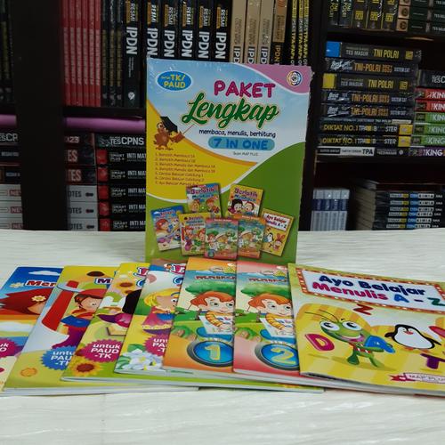 Jual BUKU PAKET LENGKAP 7 IN ONE MEMBACA ,MENULIS,BERHITUNG 7 BUKU MAP ...