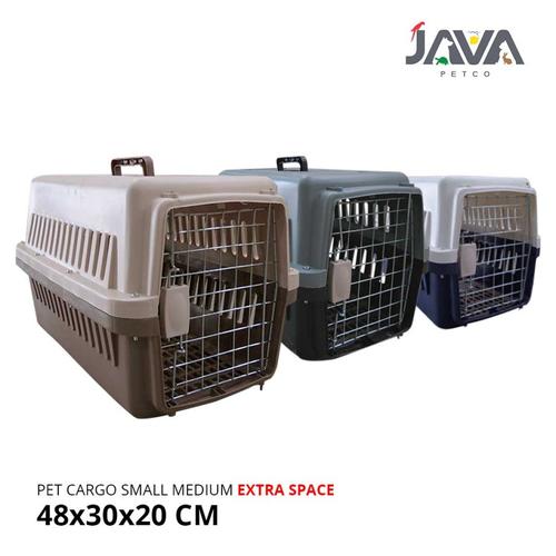 Jual Pet Cargo Small Medium EXTRA SPACE 48x30x20 - Pet Cargo Kucing ...