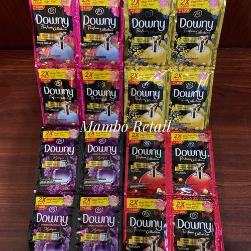 Jual Downy Pewangi Pakaian Renceng 12s x 20 ml | Downy Sachet Jumbo ...