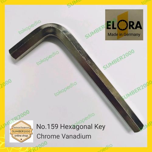 Jual KUNCI L 10MM ELORA NO 159M HEXAGONAL KEY CHROME VANADIUM - GERMANY ...