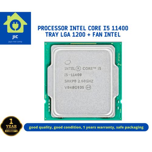 Jual PROCESSOR INTEL I5 11400 TRAY LGA 1200 + FAN INTEL - Jakarta Pusat ...