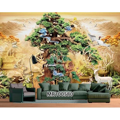 Jual WALLPAPER 3D DINDING PHOTOWALL MURAL POHON HUTAN HIJAU LUKISAN ...