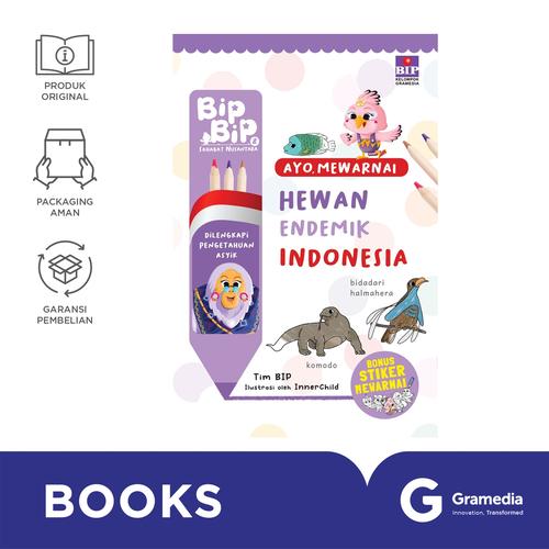 Promo Buku Ayo, Mewarnai Hewan Endemik Indonesia - Jakarta Barat - Gramedia Official Store ...