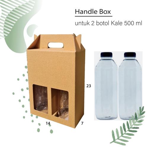 Jual Kardus Botol Kale 500 ml | Dus Botol 14x7x23 cm | Kardus Hampers ...