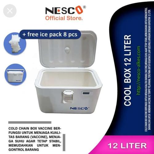 Jual BOX MEDICAL 12LITER coller box vaccine nesco 12 liter cool box ...