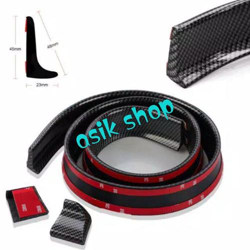 Jual Ducktail Lis Bagasi Mobil VIOS Gen 2 Hitam Carbon - Carbon ...