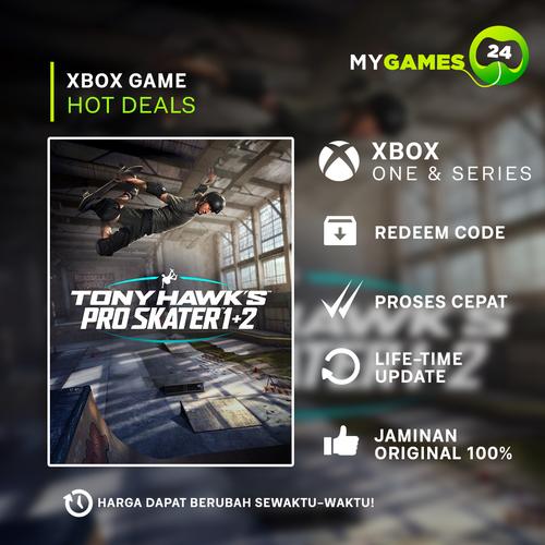 Jual Tony Hawks Pro Skater 1 + 2 xbox one series X|S redeem code game ...
