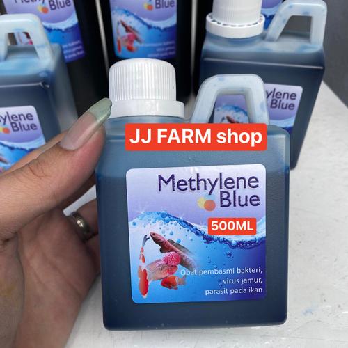 Jual METHYLENE BLUE OBAT BIRU IKAN HIAS methaline metaline blue super ...